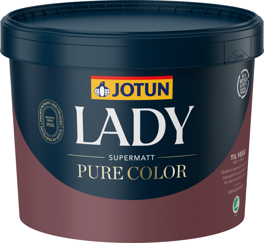 Jotun LADY Pure Color Super Mat Glans 1 | Malbedst.dk
