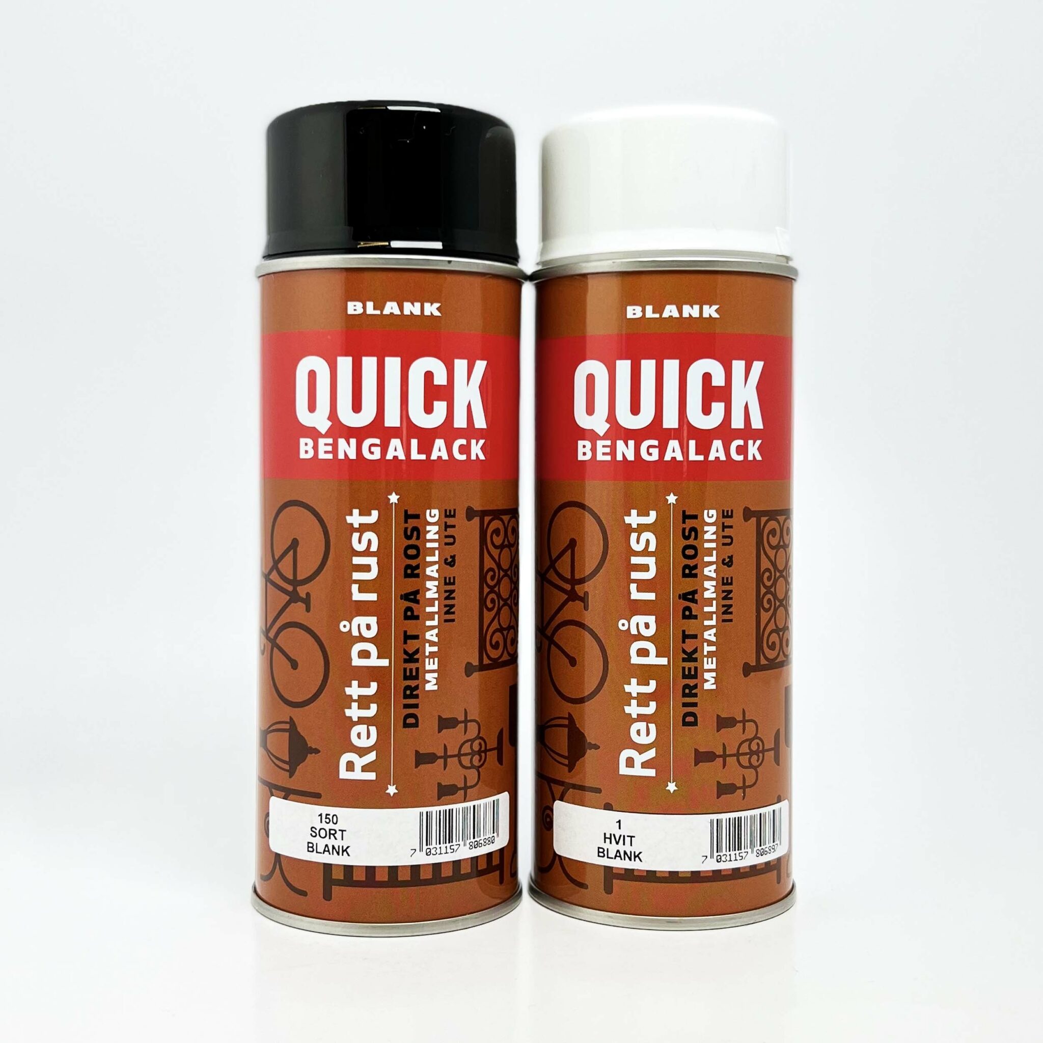 Quick Bengalack Spraymaling Direkte På Rust